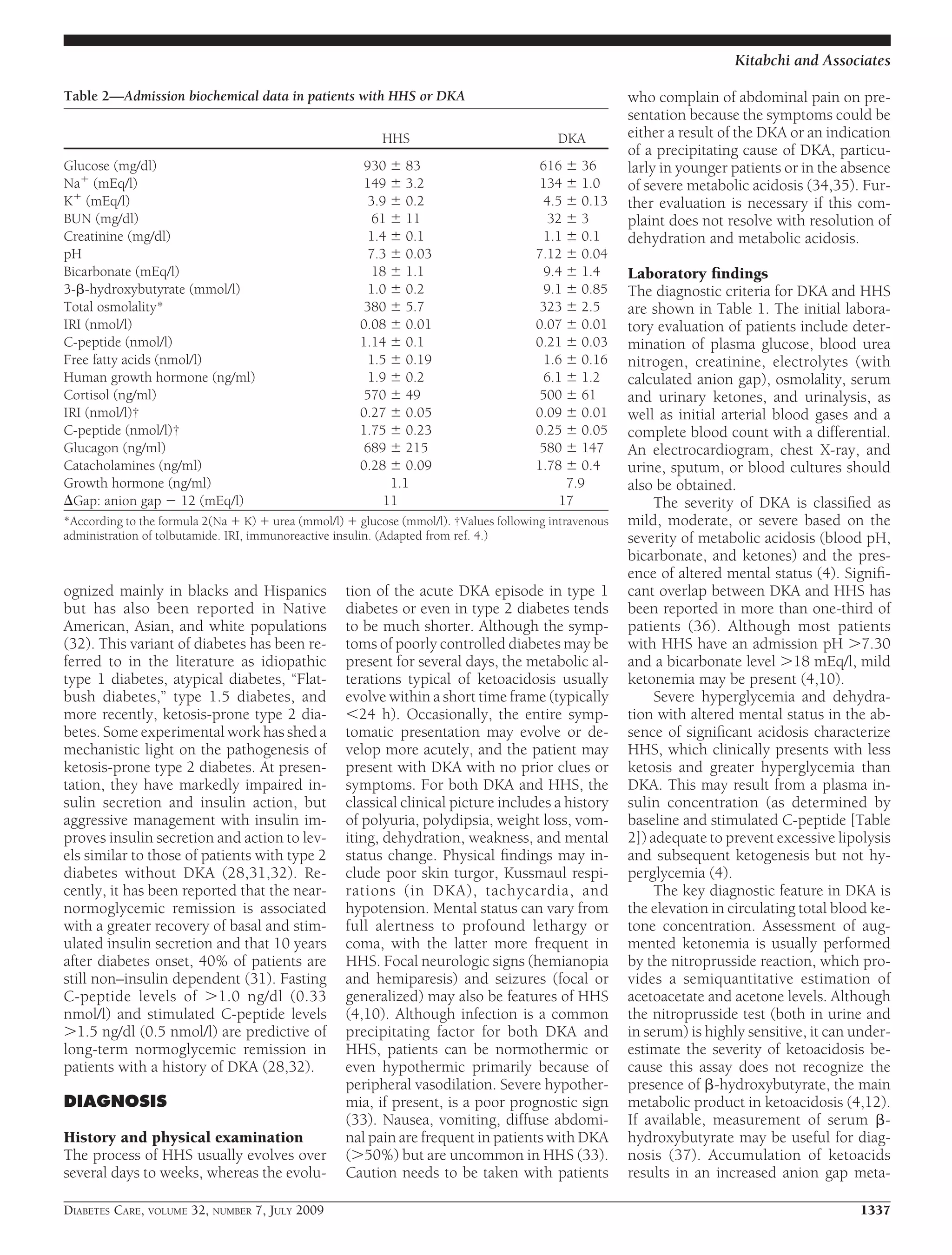 Crisis hiperglucémicas guías kitabchi 2009 | PDF | Endocrine and ...
