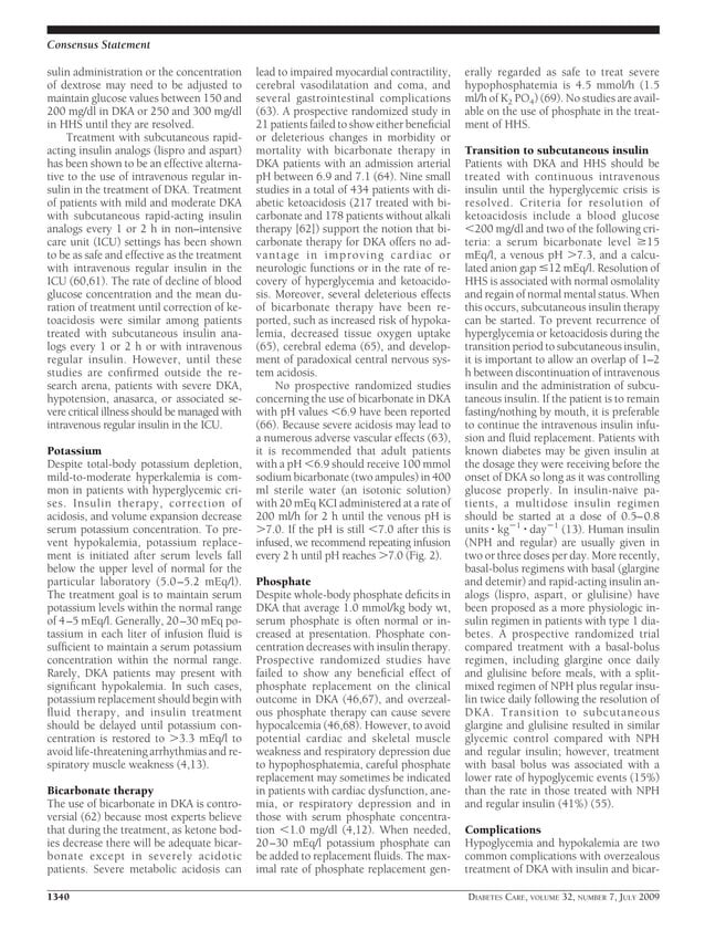 Crisis hiperglucémicas guías kitabchi 2009 | PDF | Endocrine and ...