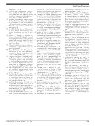 Crisis hiperglucémicas guías kitabchi 2009 | PDF | Endocrine and ...