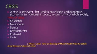 Crisis intervention | PPT