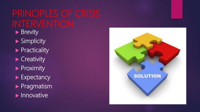 Crisis intervention | PPT