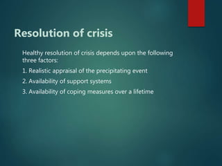 Crisis intervention | PPTX