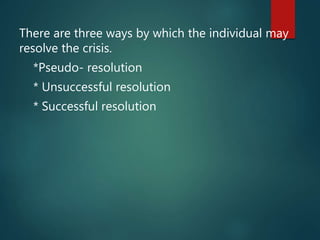 Crisis intervention | PPTX