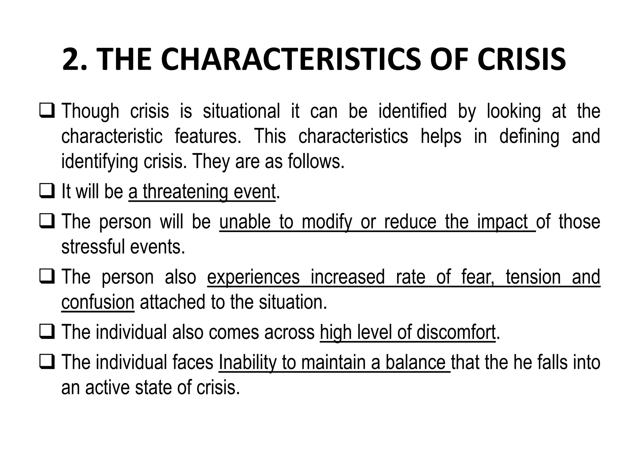 Crisis intervention model. jins | PPTX