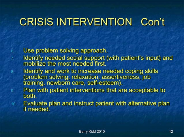 Crisisinterventionppt 140620032734-phpapp01 | PPT