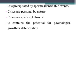 Crisis Intervention PPT.pptx by Dr. Sukhbir Kaur | PPTX