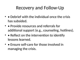 "Comprehensive Crisis Intervention Training: Strategies for Safety, De ...