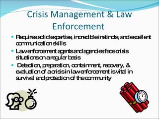Crisis Management | PPT | Medical Health
