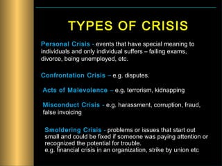 Crisis management | PPT