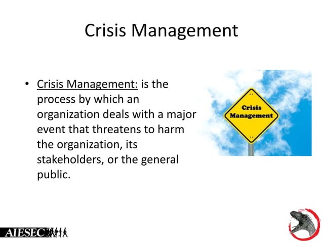 Crisis management | PPTX
