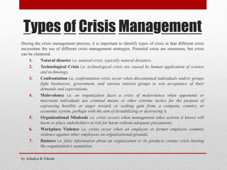 Crisis management | PPTX