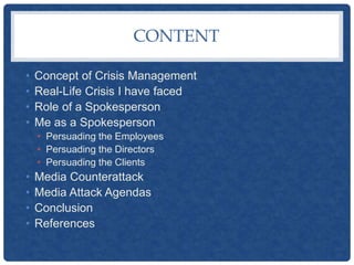 Crisis management | PPT