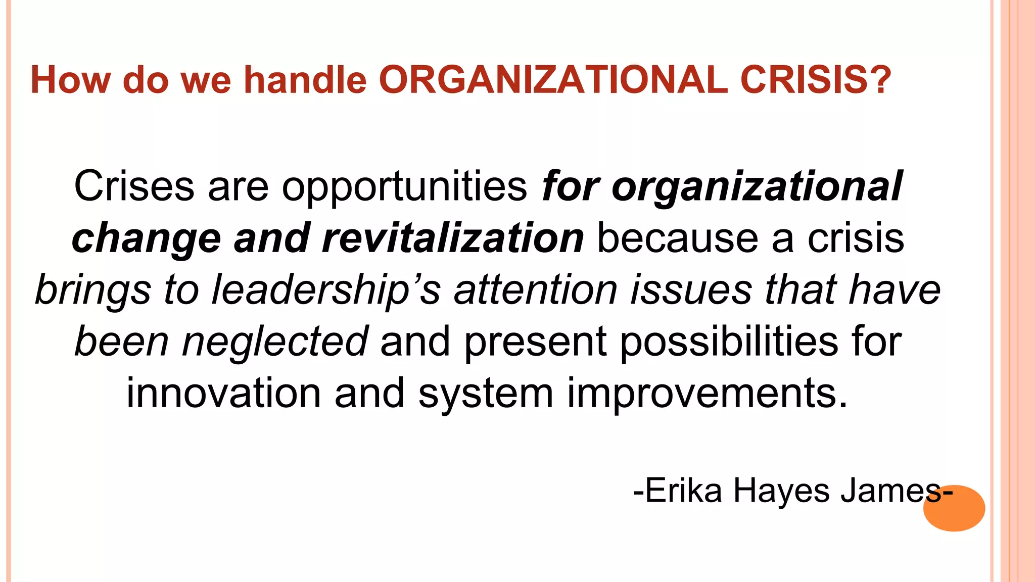 CRISIS LEADERSHIP | PPT