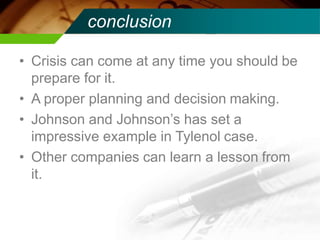 Crisis management | PPT