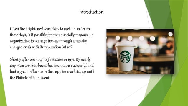 Crisis Management- The Starbucks Incident | PPT