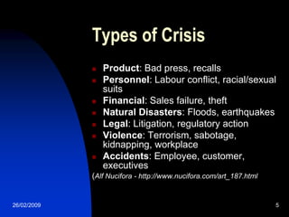 Crisis Management | PDF