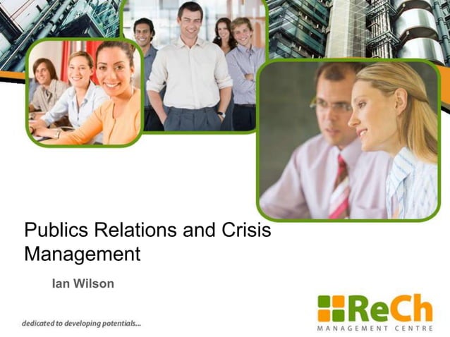 Crisis Management And Public Relations Workshop 1210 | PPT