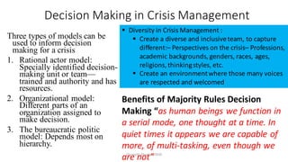 Crisis management | PDF