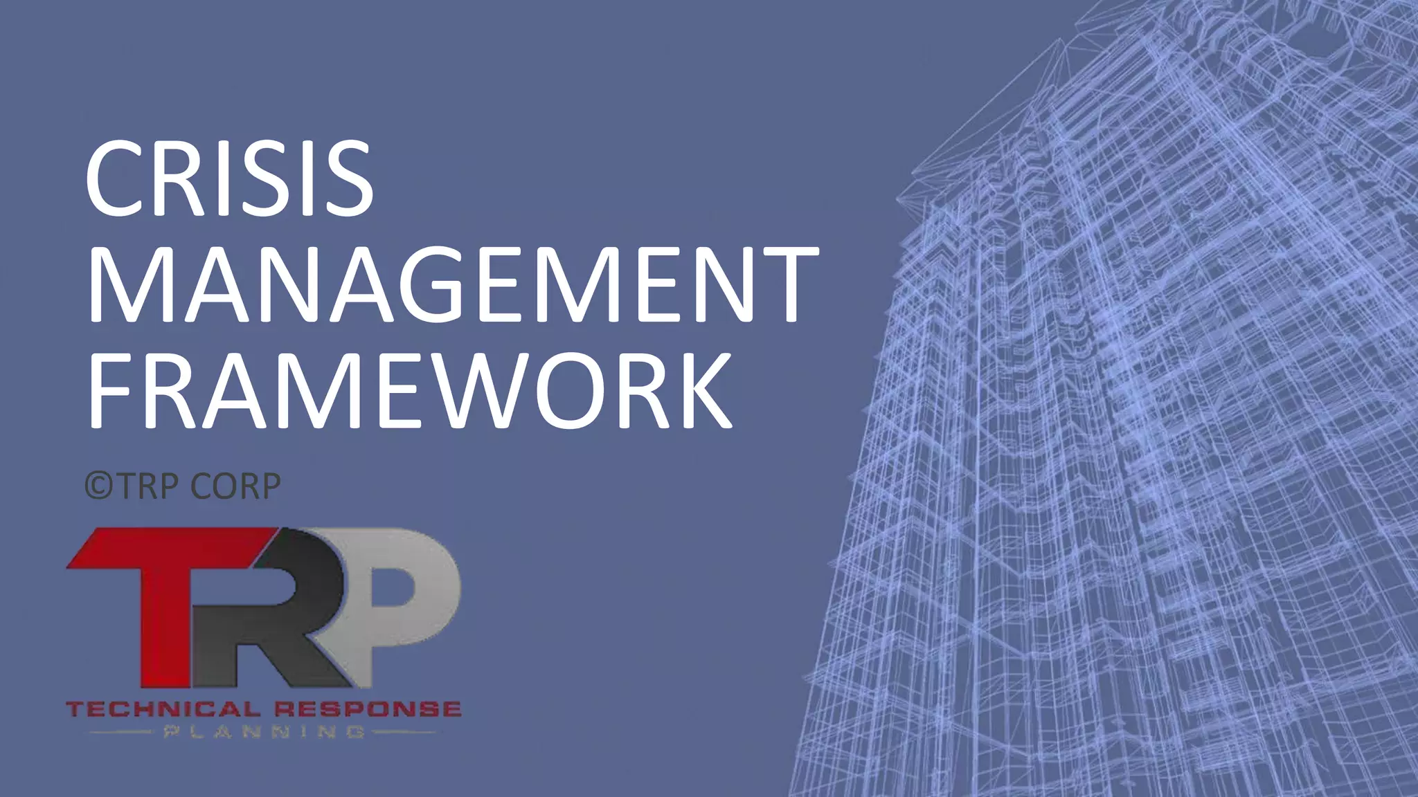 Crisis Management Team Framework | PPTX