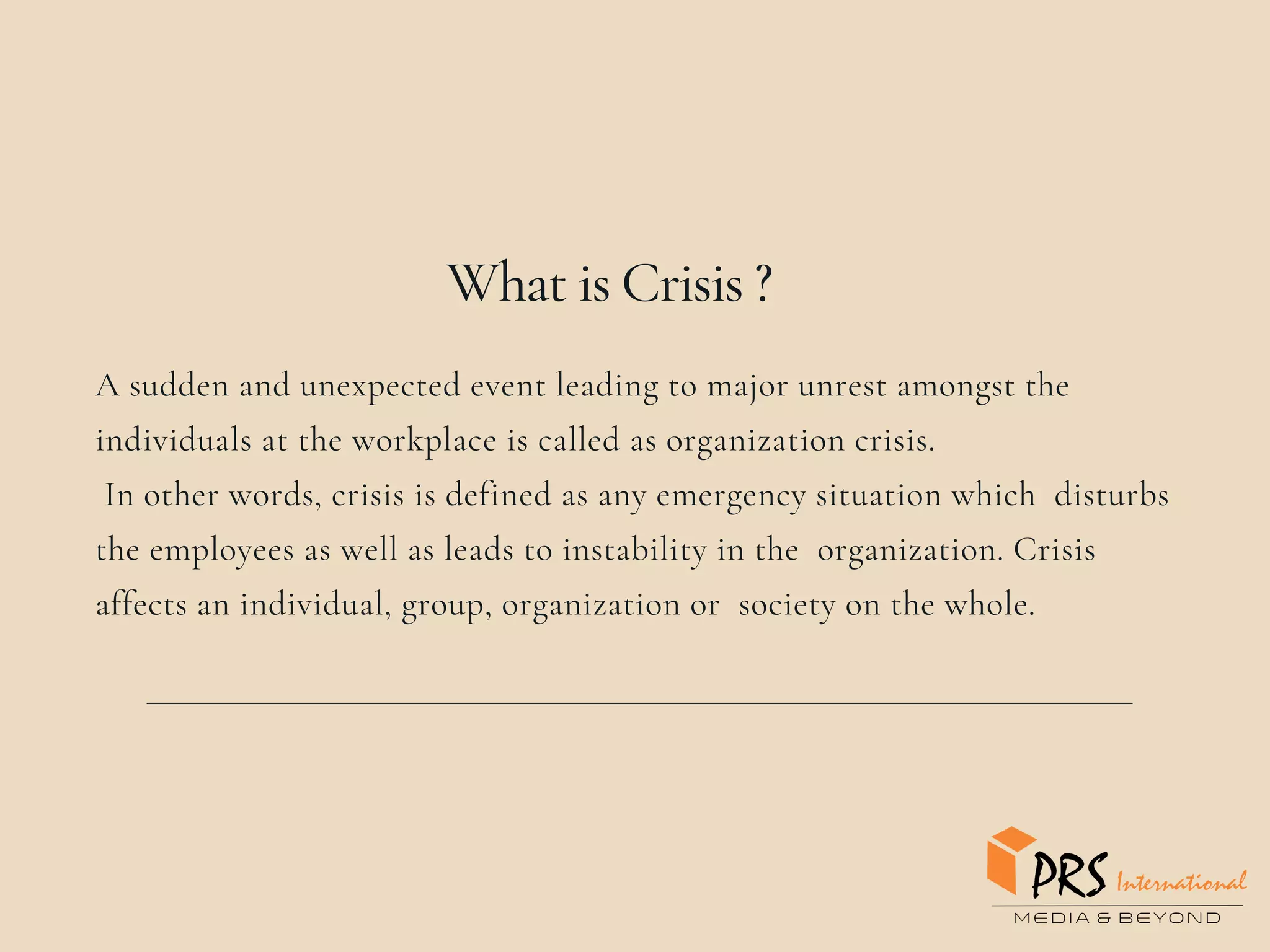Crisis Management Guidelines | PDF
