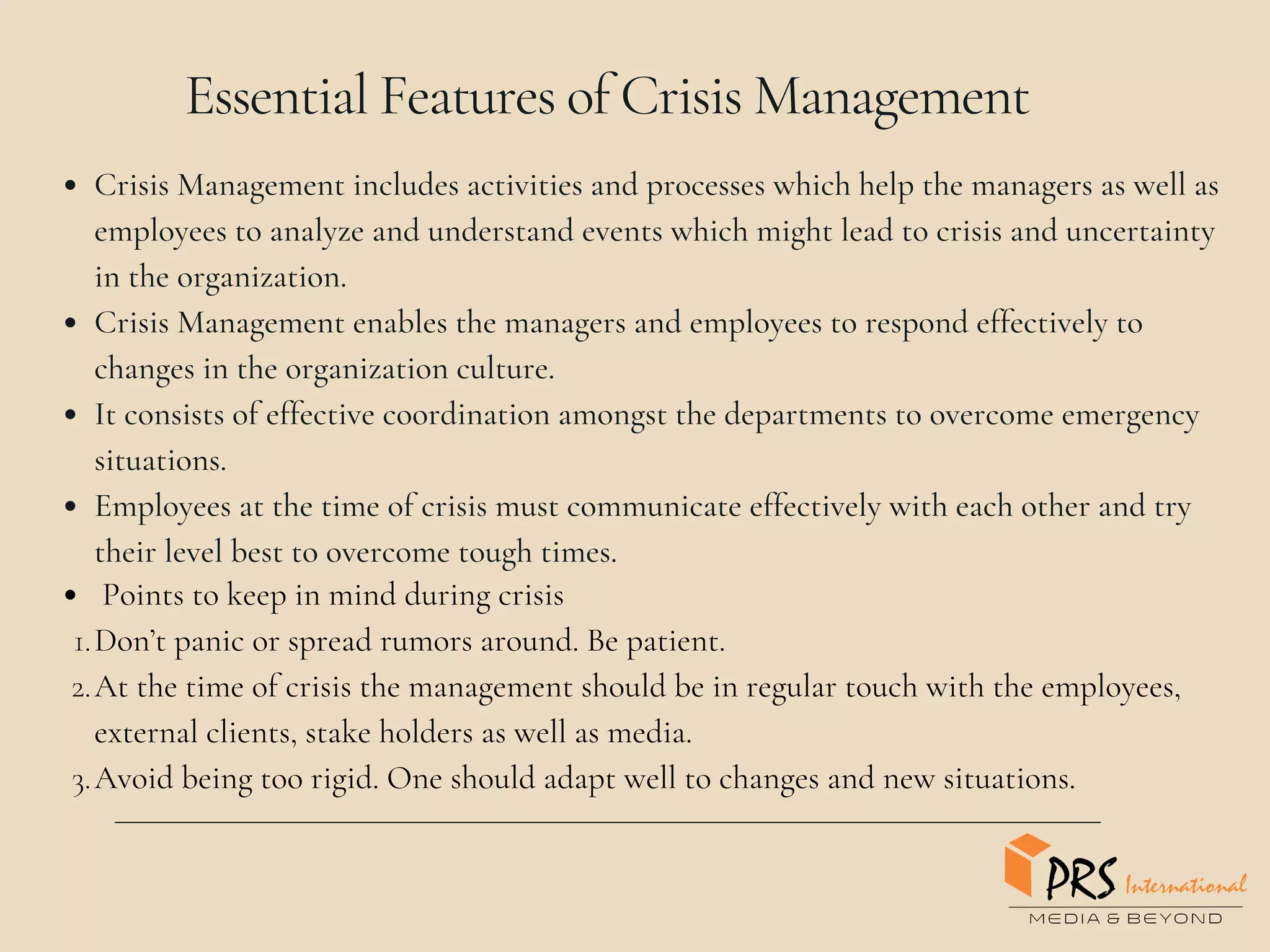 Crisis Management Guidelines | PDF