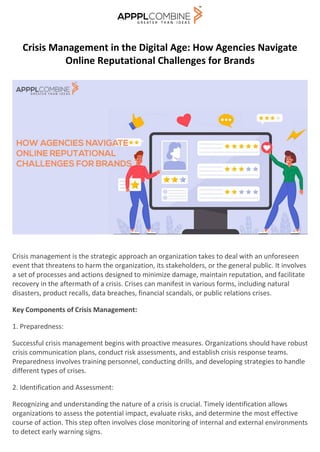 Crisis Management in the Digital Age How Agencies Navigate Online ...