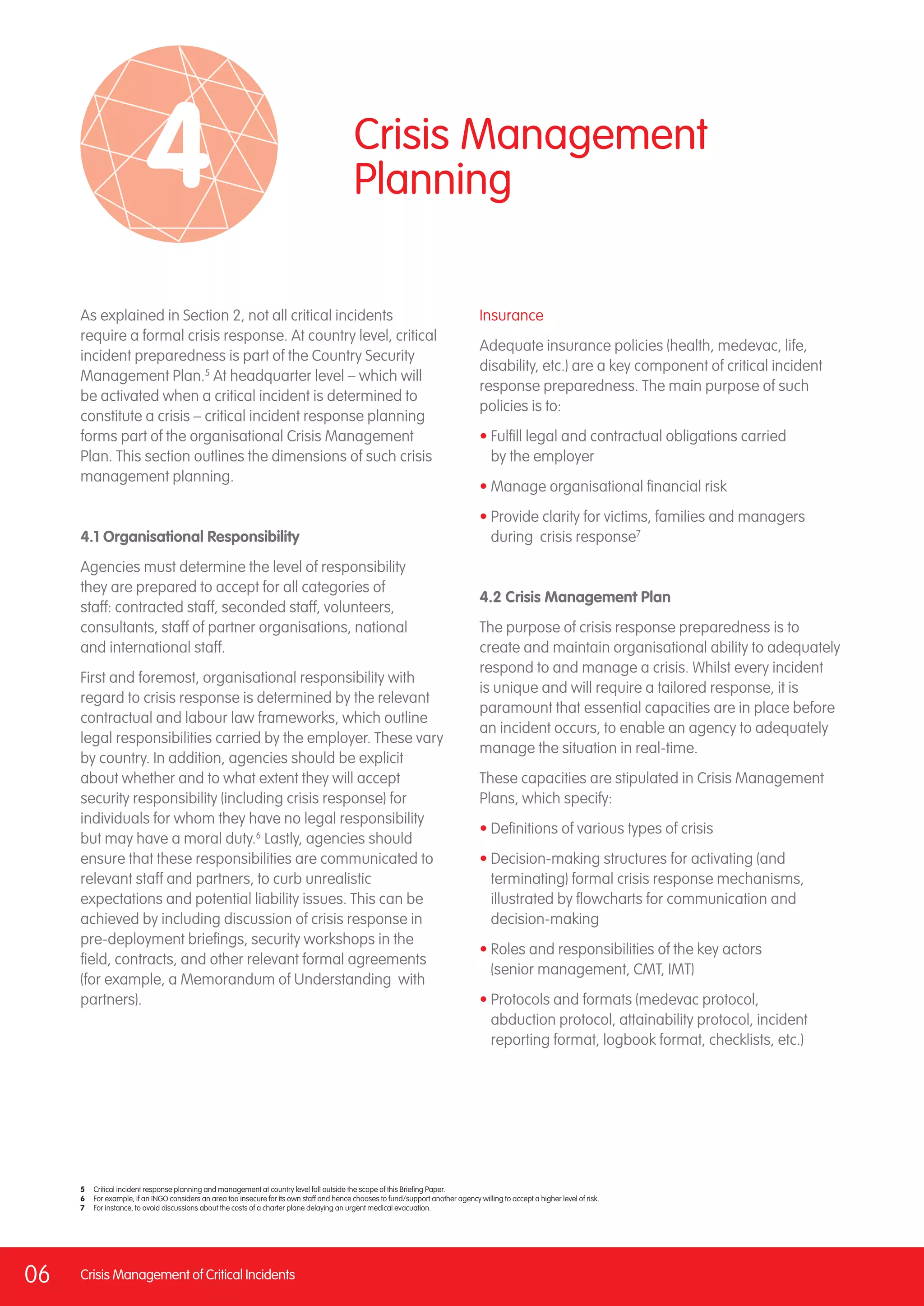 Crisis management of critical incidents | PDF