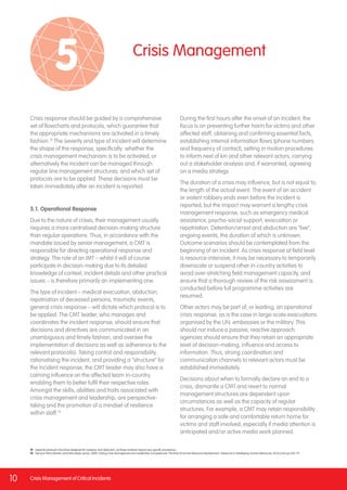 Crisis management of critical incidents | PDF