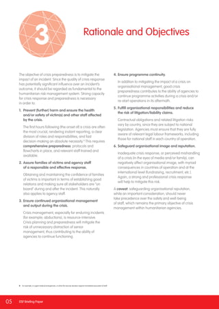 Crisis management of critical incidents | PDF