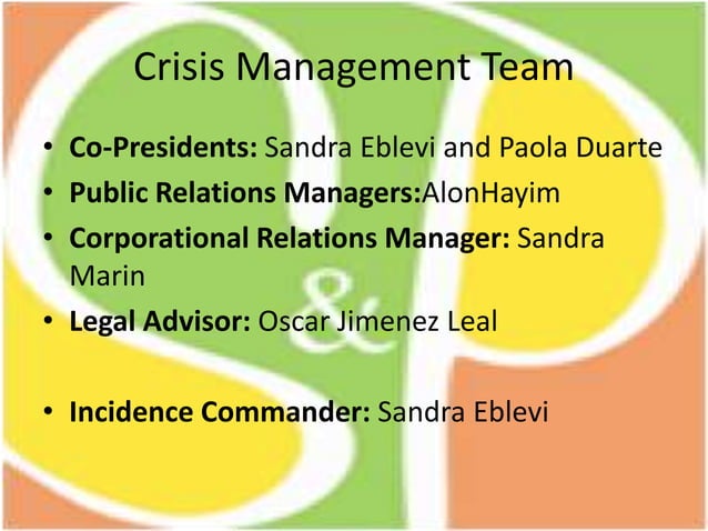 Crisis management plan presentation | PPTX | Consumer Banking ...