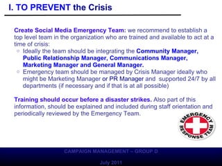 Crisis Management Plan | PPT
