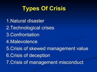 Crisis management presentation | PPT