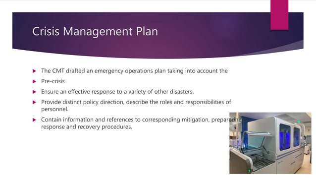 Crisis management presentation | PPT