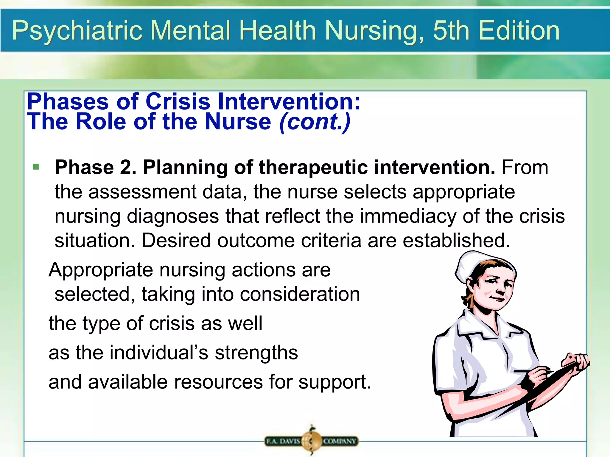 Crisis nursing intervention | PPT