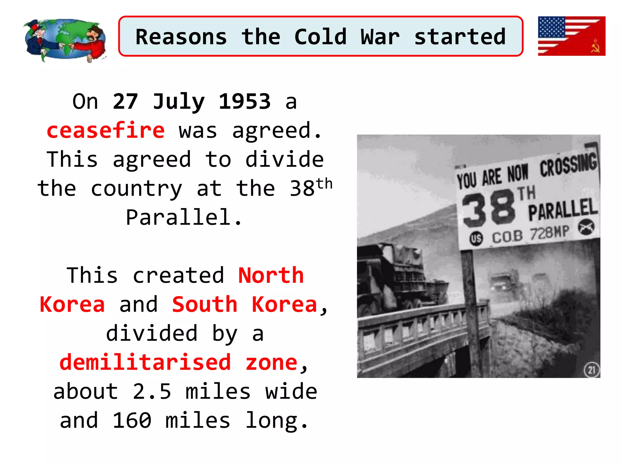Causes of the Cold War - Crisis over Korea | PPTX