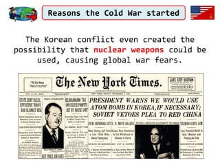 Causes of the Cold War - Crisis over Korea | PPTX