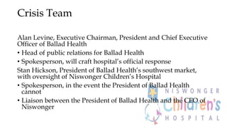 Crisis Plan Presentation Baird | PPTX