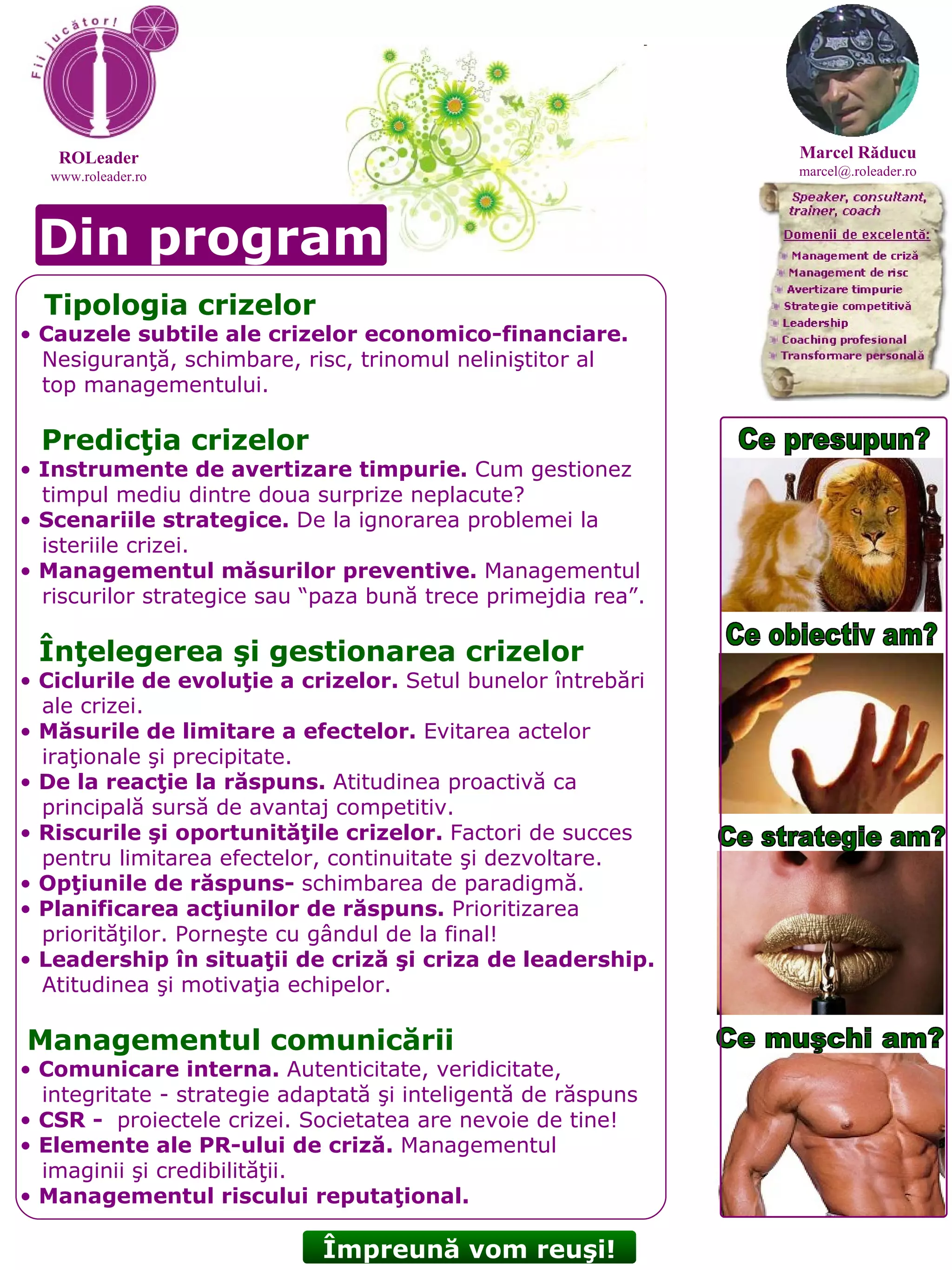 Management de criza | PPT