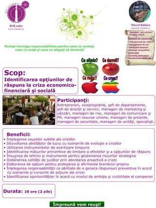 Management de criza | PPT