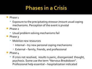 Crisis rf order 6 | PPT | Mental Health | Diseases and Conditions