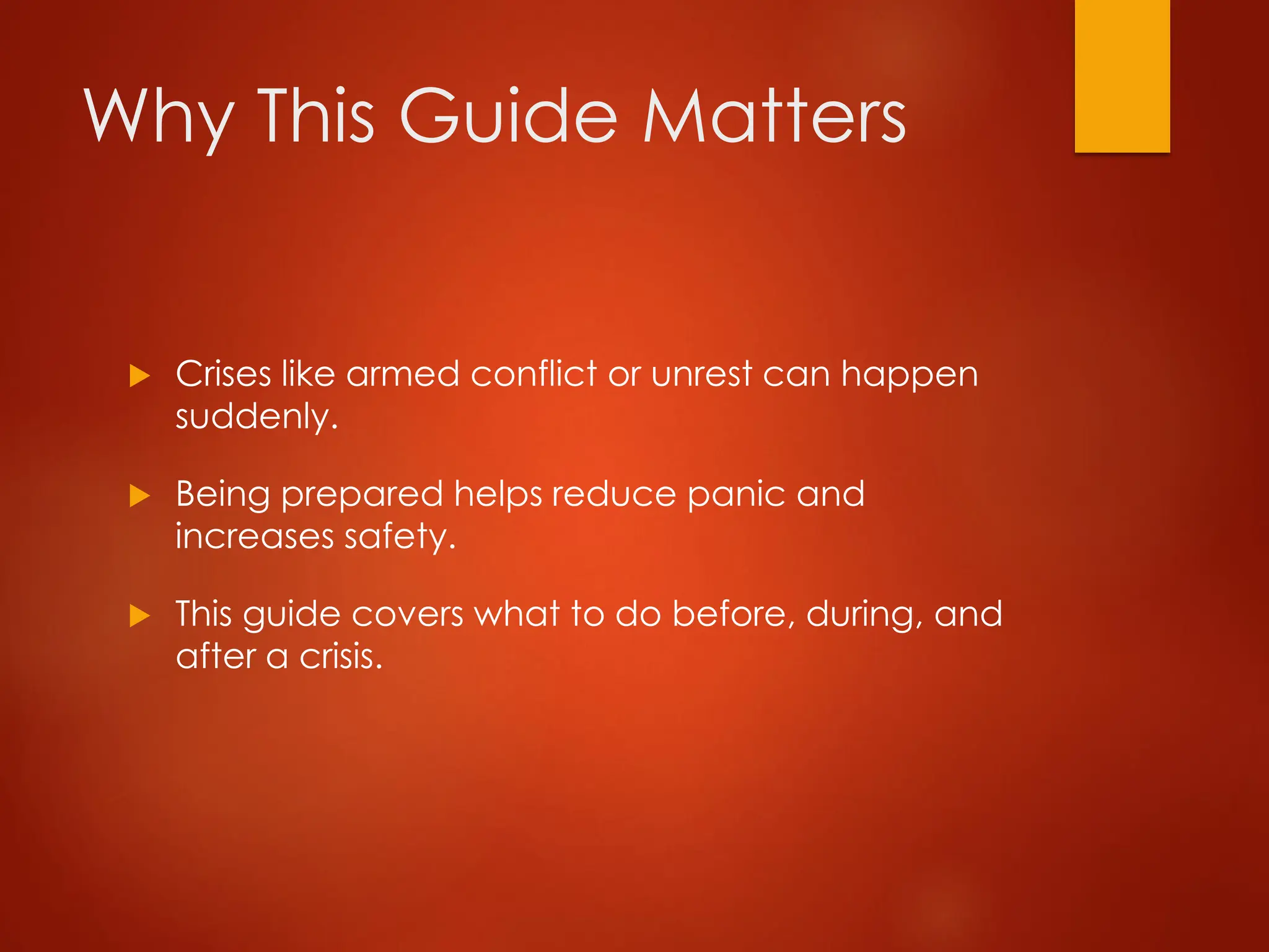 Crisis ppt safety guidelines for students stay safe | PDF