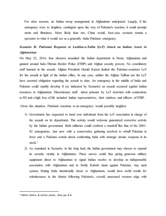 Crisis scenarios and regional strategic instability | PDF