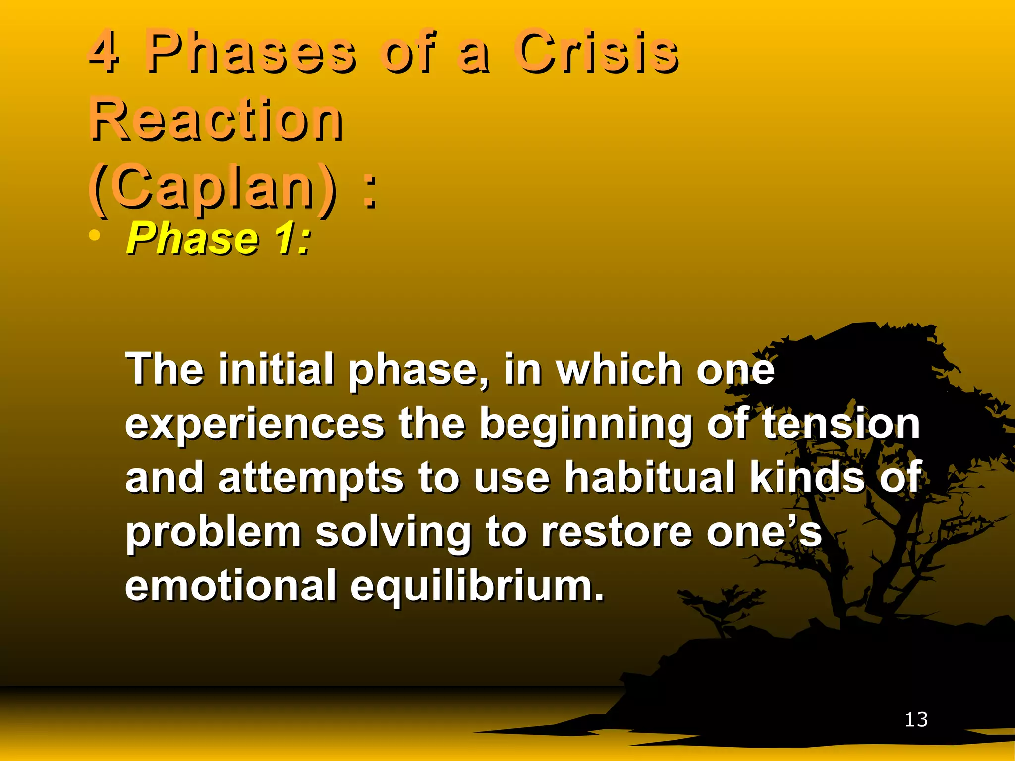 Crisis Theory | PPT