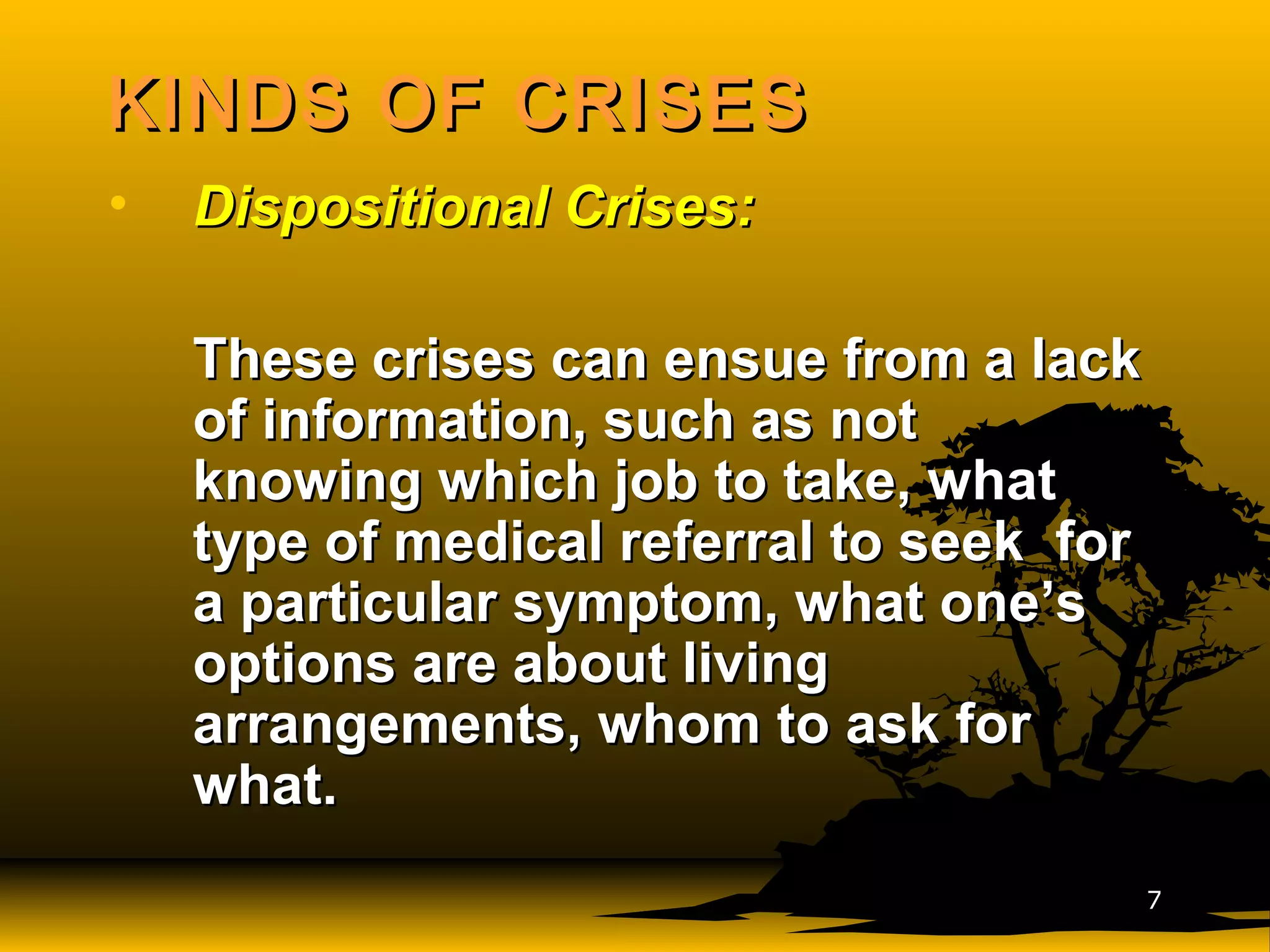 Crisis Theory | PPT