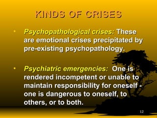 Crisis Theory | PPT