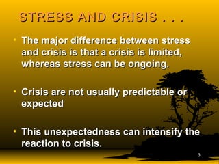 Crisis Theory | PPT
