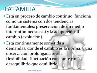 Crisis y homeostasis familiar | PPTX