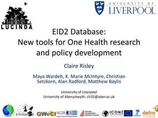 EID2 Database: New Tools for One Health Research and Policy Development ...