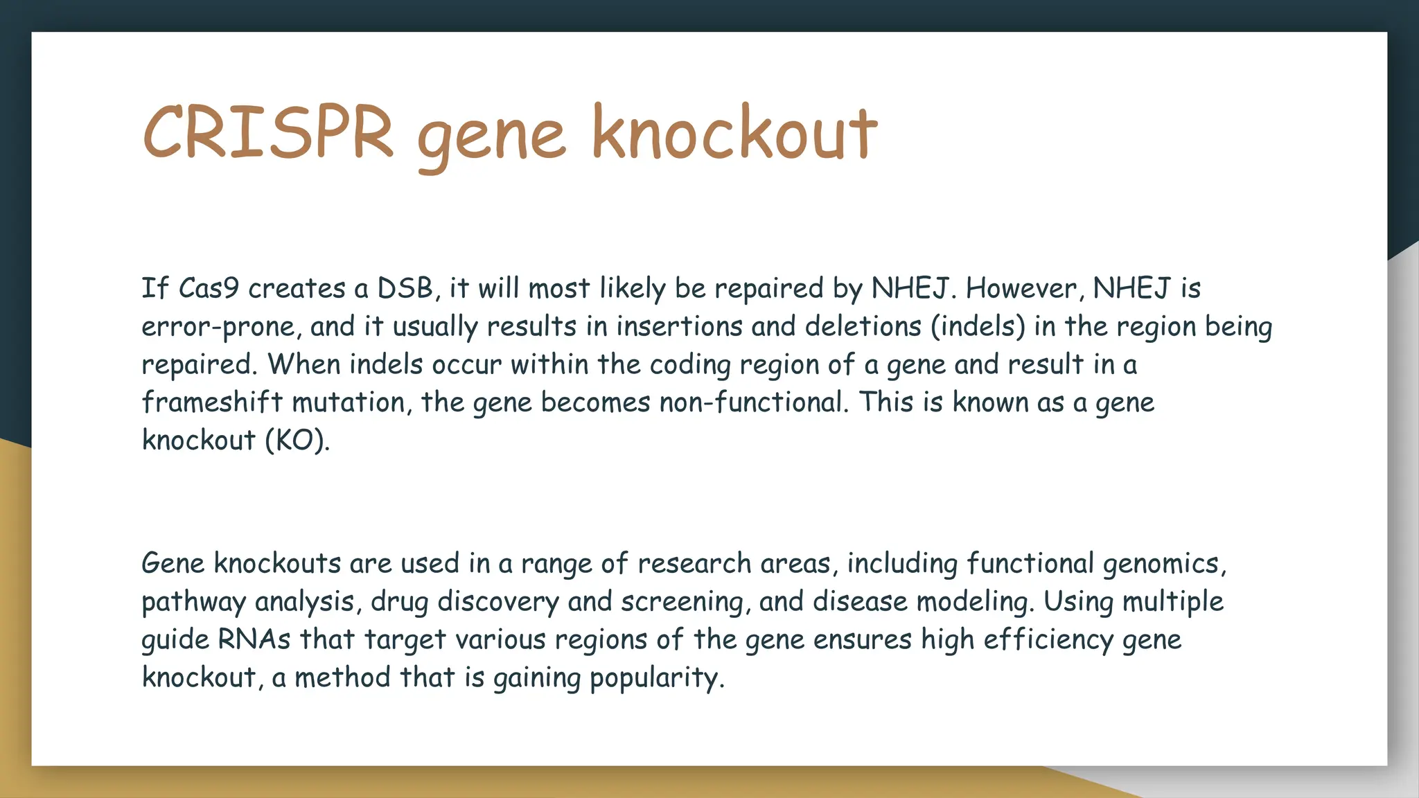 CRISPER technology..it's mechanism and uses in diagnostics and ...