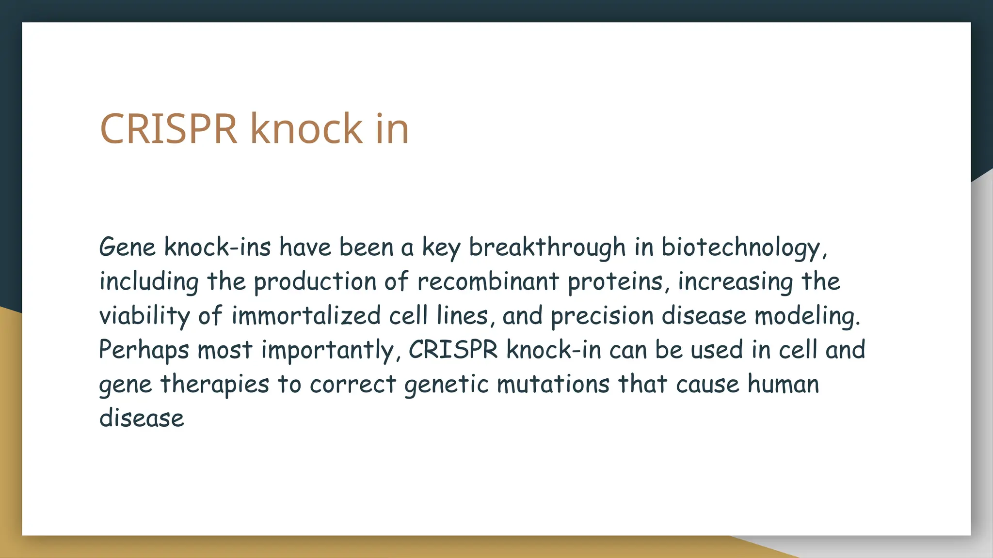 CRISPER technology..it's mechanism and uses in diagnostics and ...